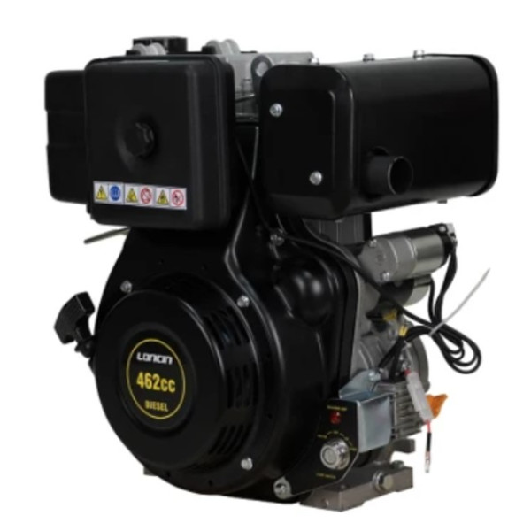Loncin D460FD 10.2HP Diesel Engine - Electric Start 7.7kW
